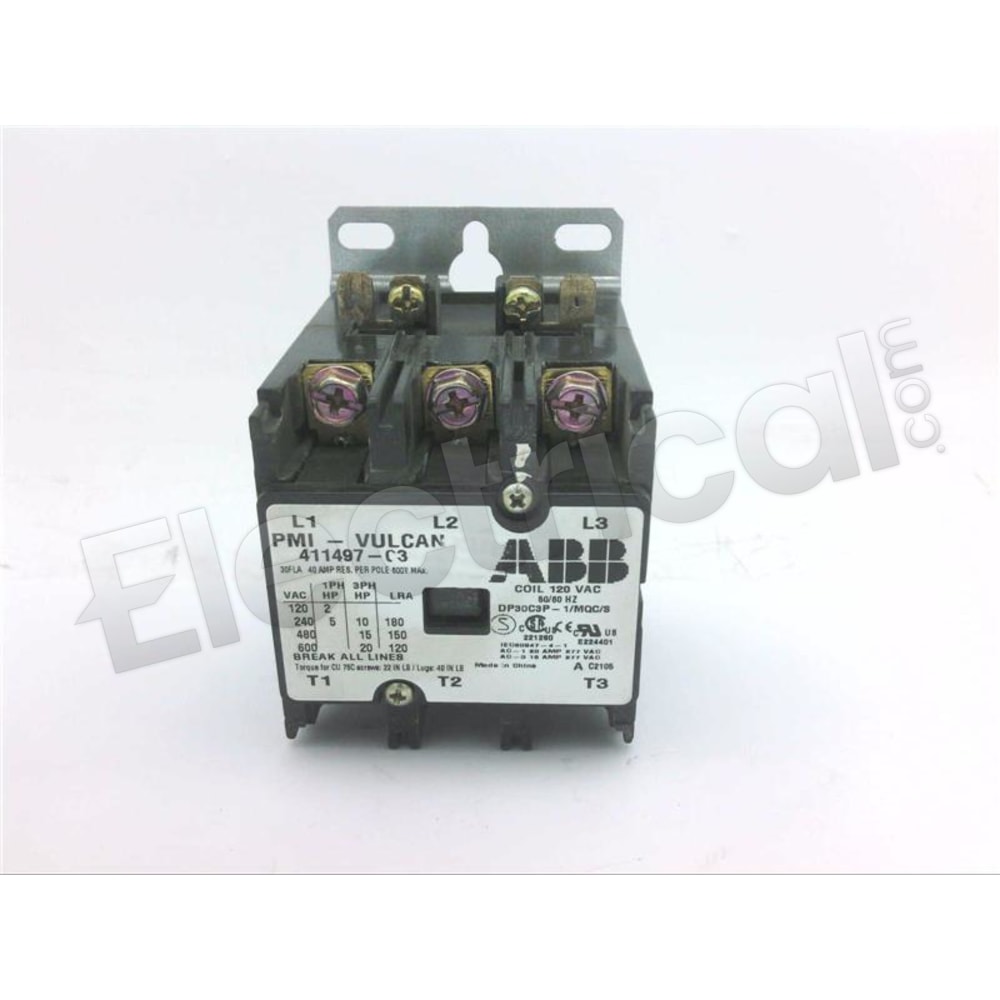 ABB 00-411497-000C3 Contactor Motor Control