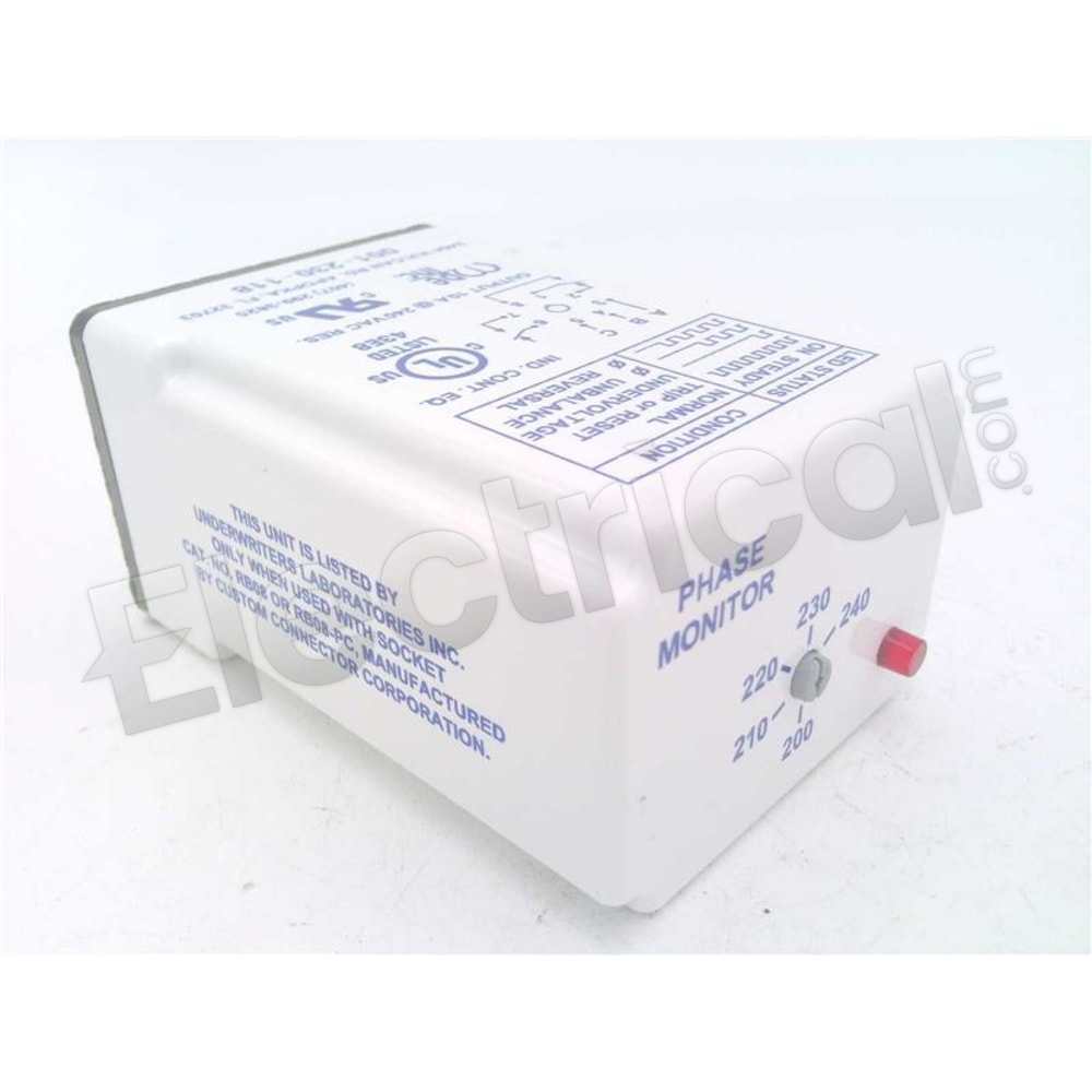 001-230-118 Motor Protection Elec. Inc Voltage/Phase Monitor Relay