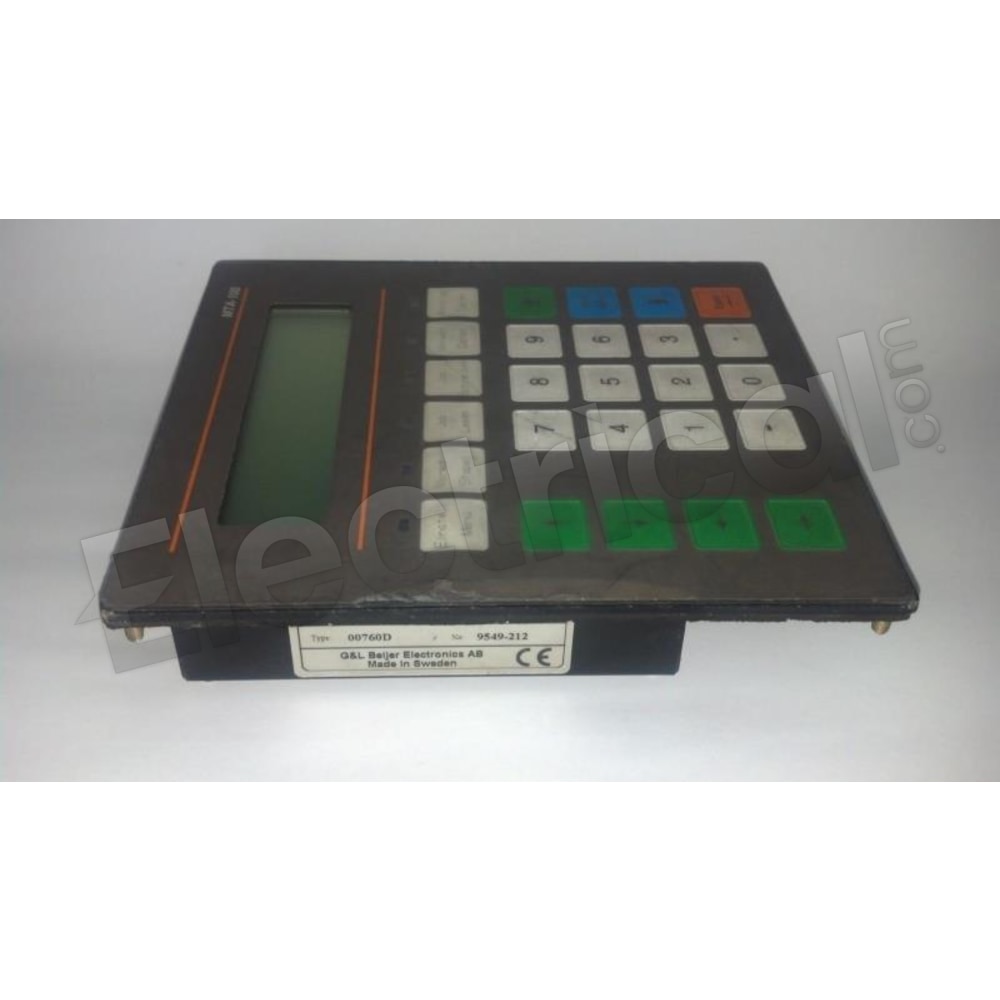 Beijer Electronics 00760D HMI Automation