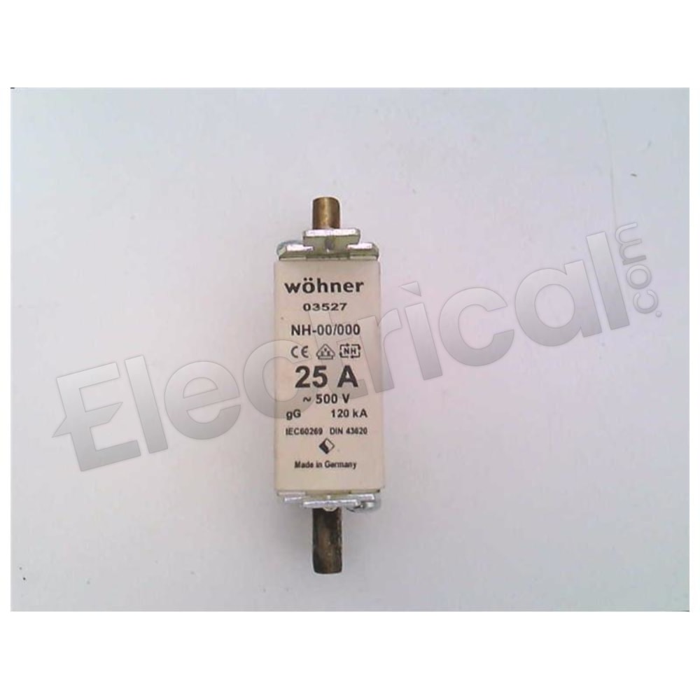 Wohner 03527 Low Voltage Fuse