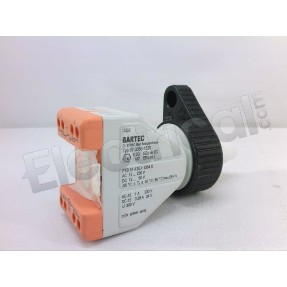 07-3363-1820 Bartec Motor Control Part And Accessory Motor Control