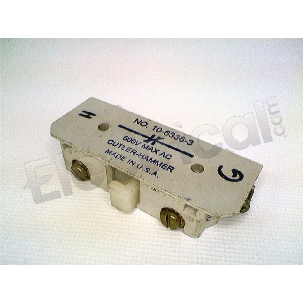 10-6336-3 Eaton Contactor And Motor Starter Auxiliary Motor Control