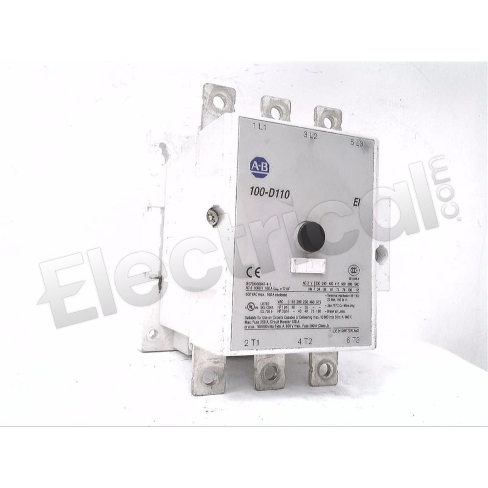 Allen-Bradley 100-D110KJ11 Contactor Motor Control