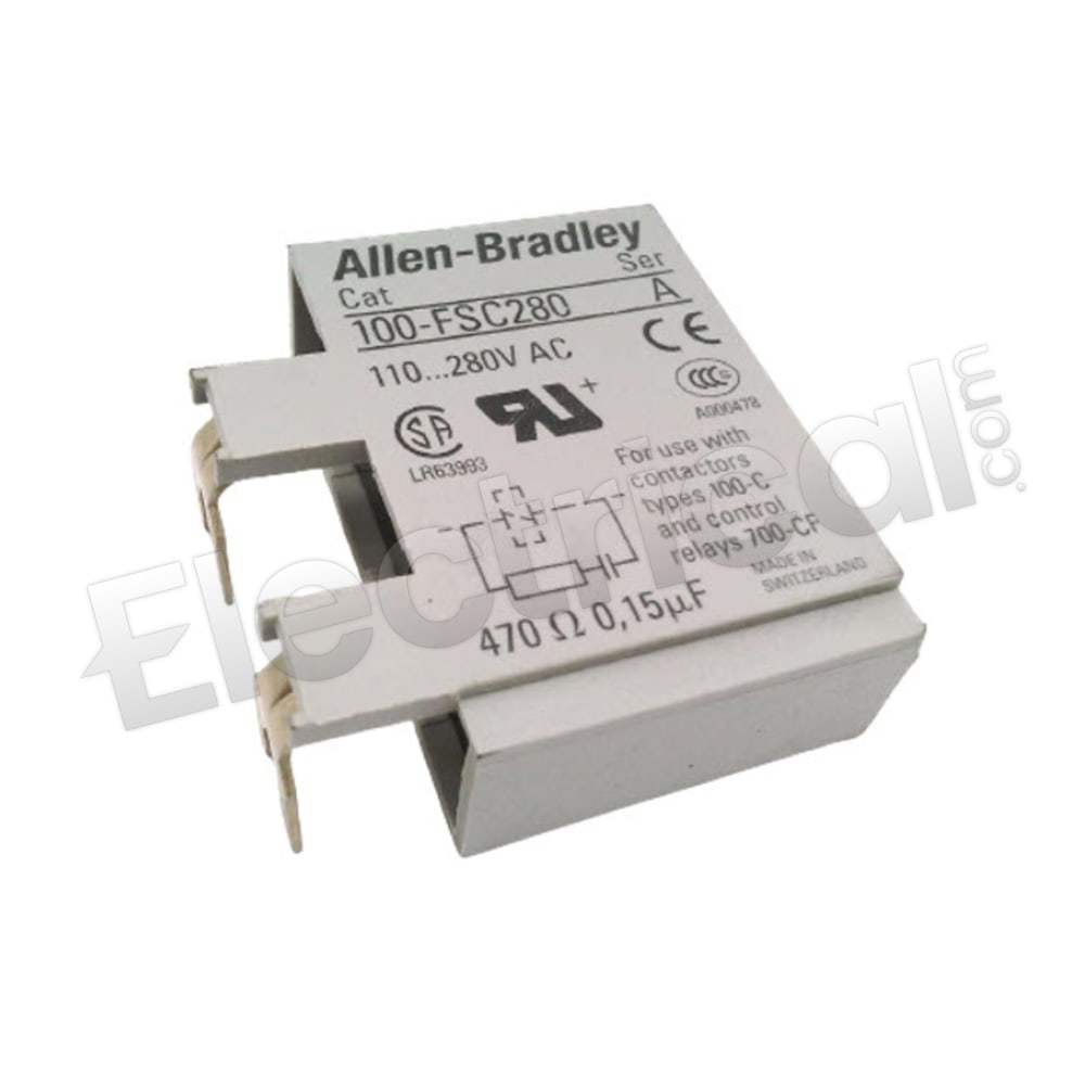 100-FSC280 Allen-Bradley Contactor And Motor Starter Auxiliary Motor ...