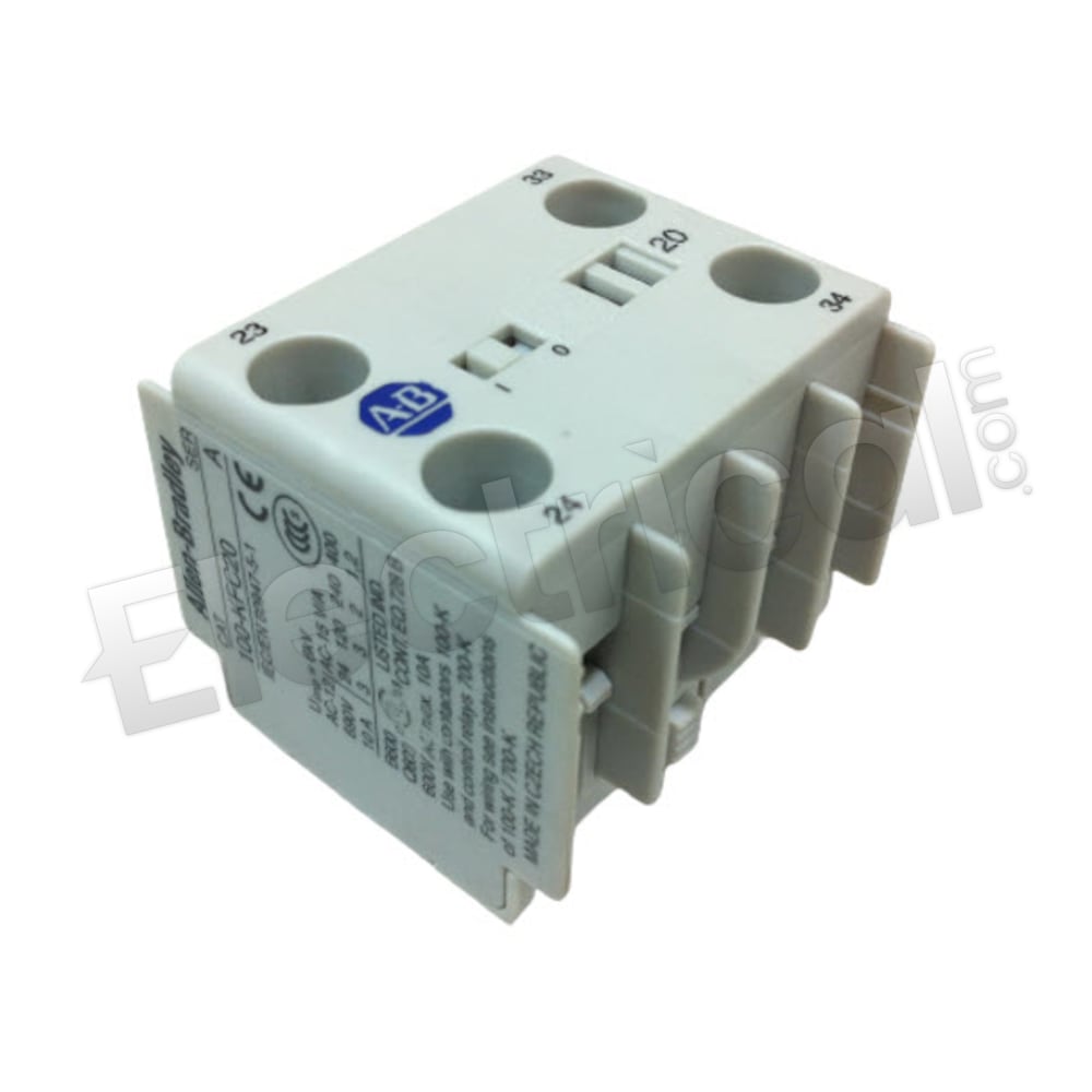 Allen-Bradley 100-KFC20 Contactor And Motor Starter Auxiliary Motor Control