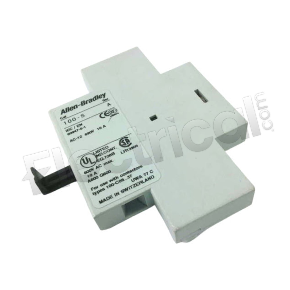 Allen-Bradley 100-SD10 Contactor And Motor Starter Auxiliary Motor Control