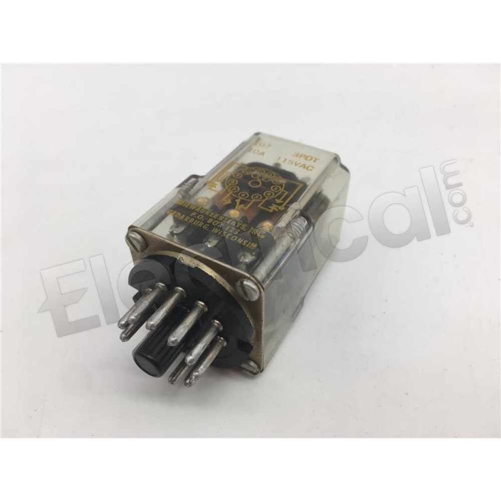 107-3PDT Milwaukee Relays Fuse Part And Accessory Fuse