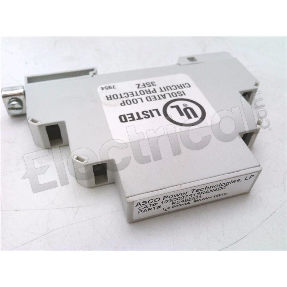 ASCO 109D027S15KAN4D0 Part And Accessory Circuit Breaker
