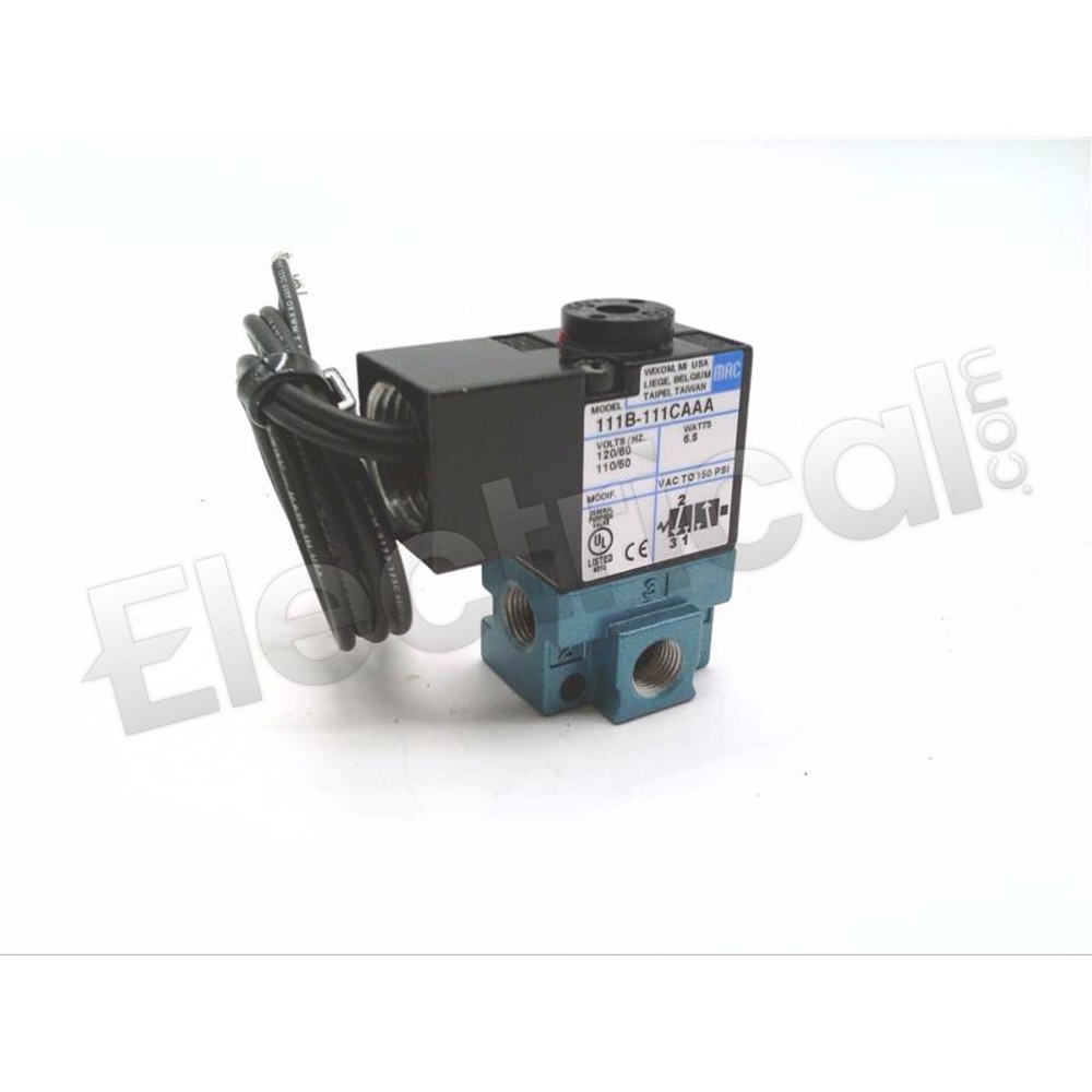 Mac Valves 111B-111CAAA Solenoid Valve Valve