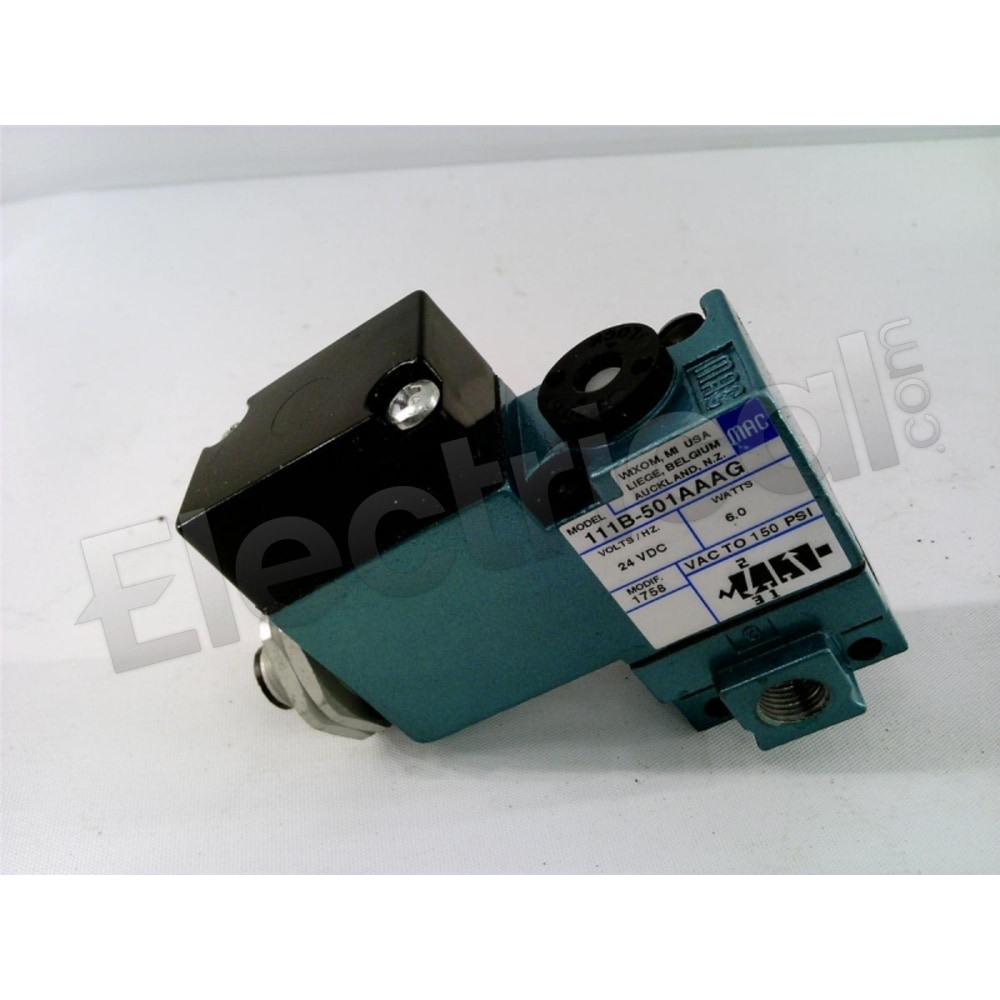 Mac Valves Inc 111B-501AAAG Solenoid Valve Valve