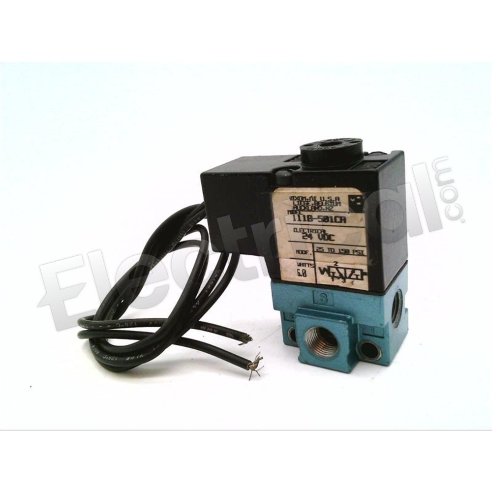 Mac Valves Inc 111B-501CA Solenoid Valve Valve