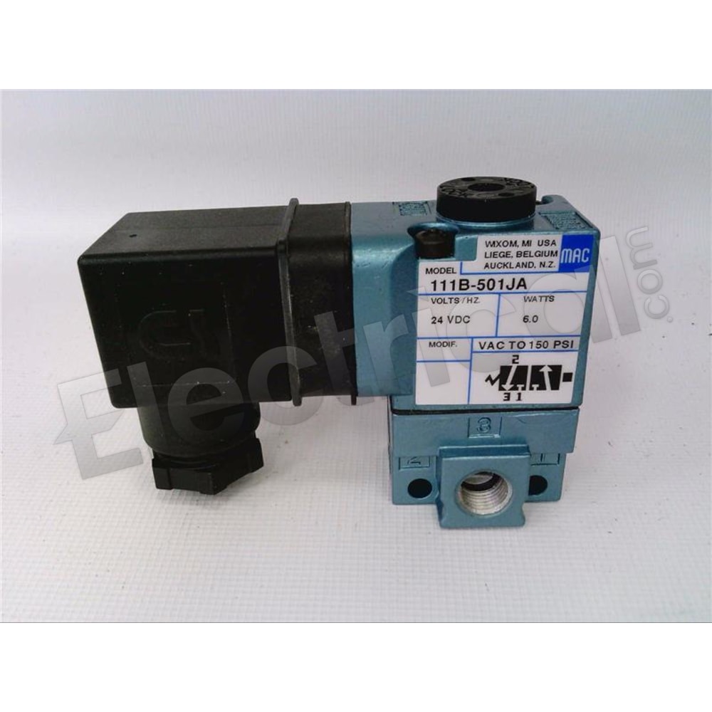 Mac Valves 111B-501JA Solenoid Valve Valve