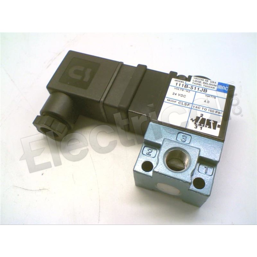Mac Valves Inc 111B-511JB Solenoid Valve Valve