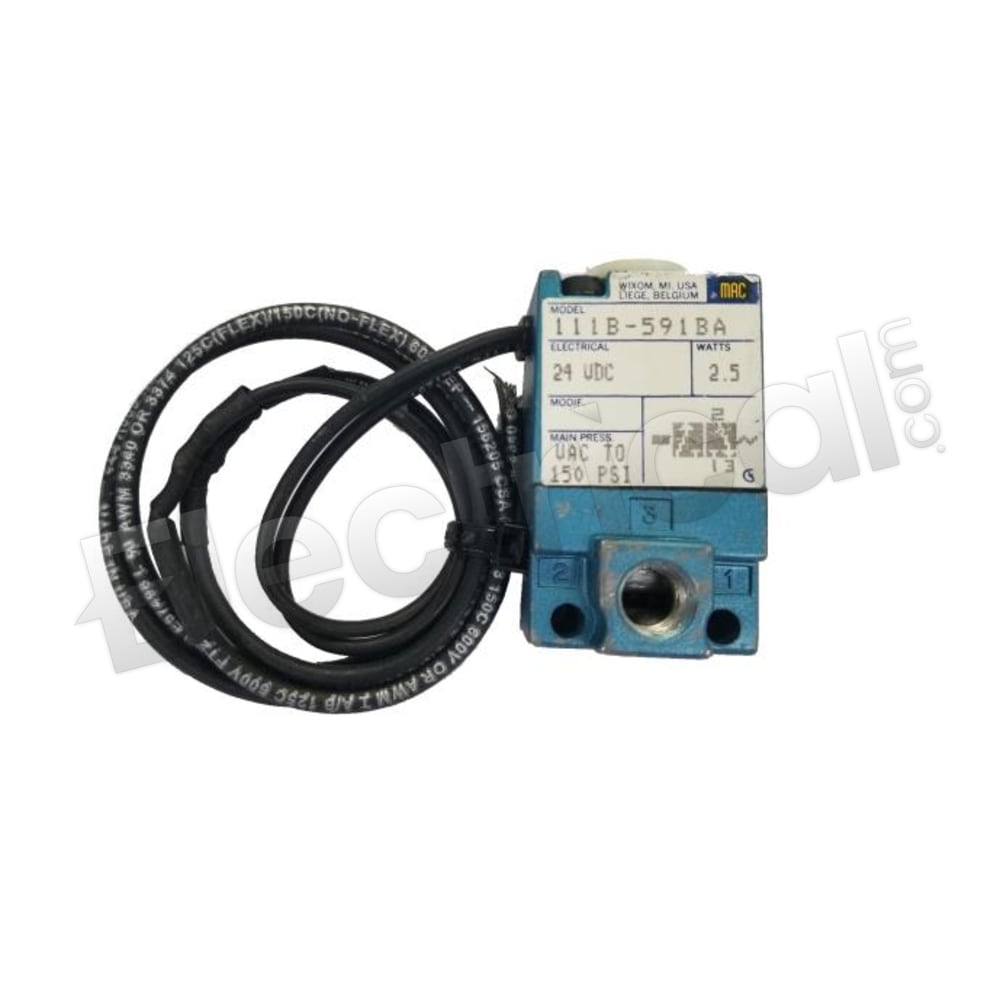 Mac Valves 111B-591BA Solenoid Valve Valve
