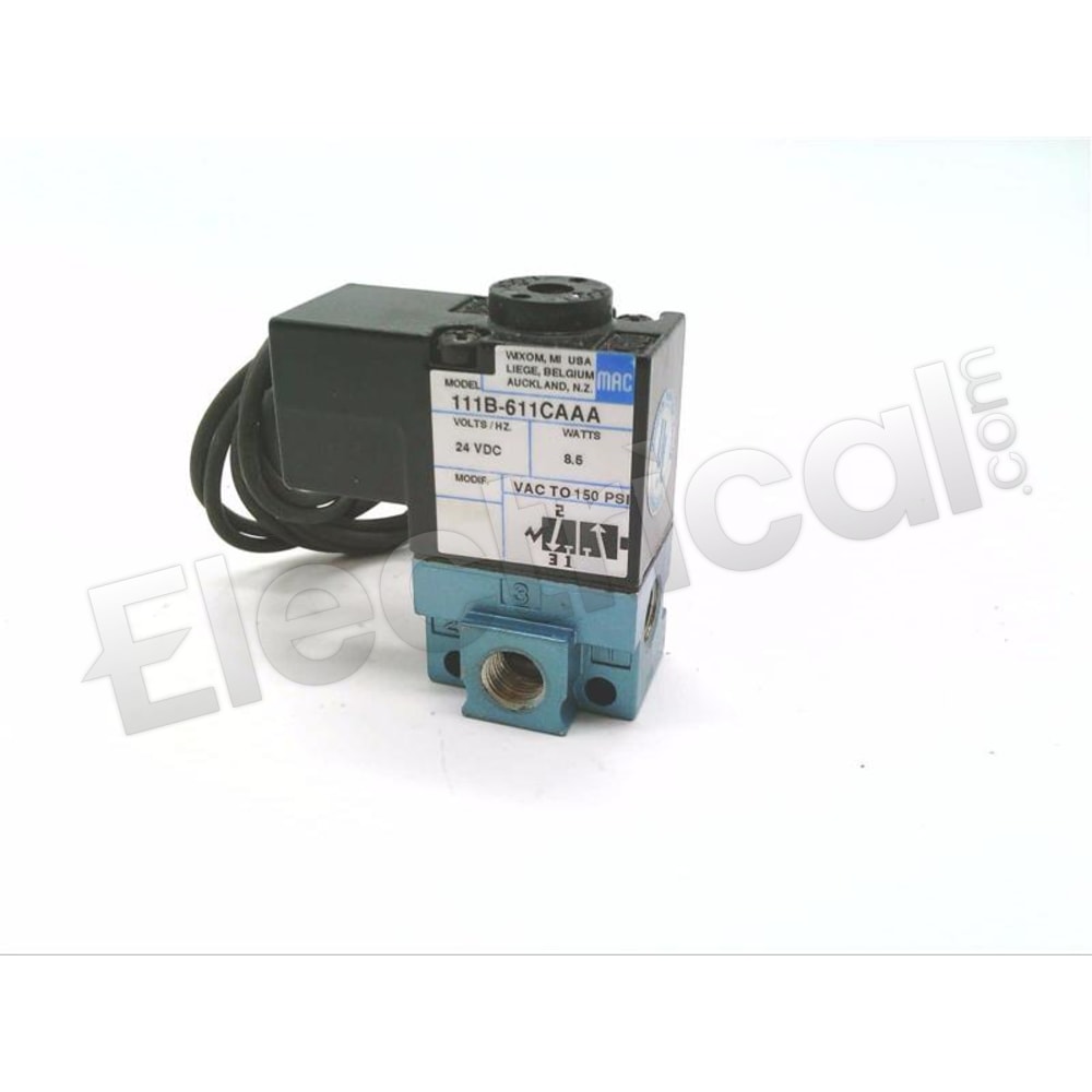 Mac Valves 111B-611CAAA Solenoid Valve Valve