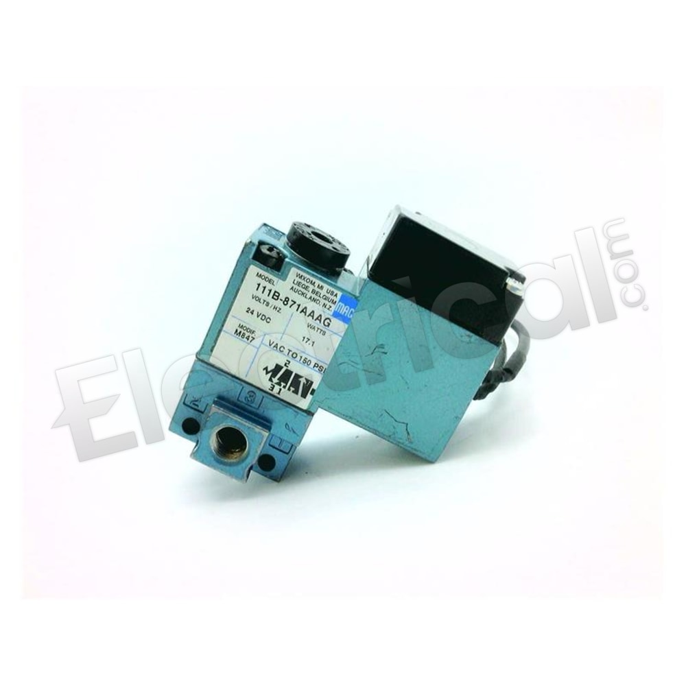 Mac Valves Inc 111B-871AAAG Solenoid Valve Valve