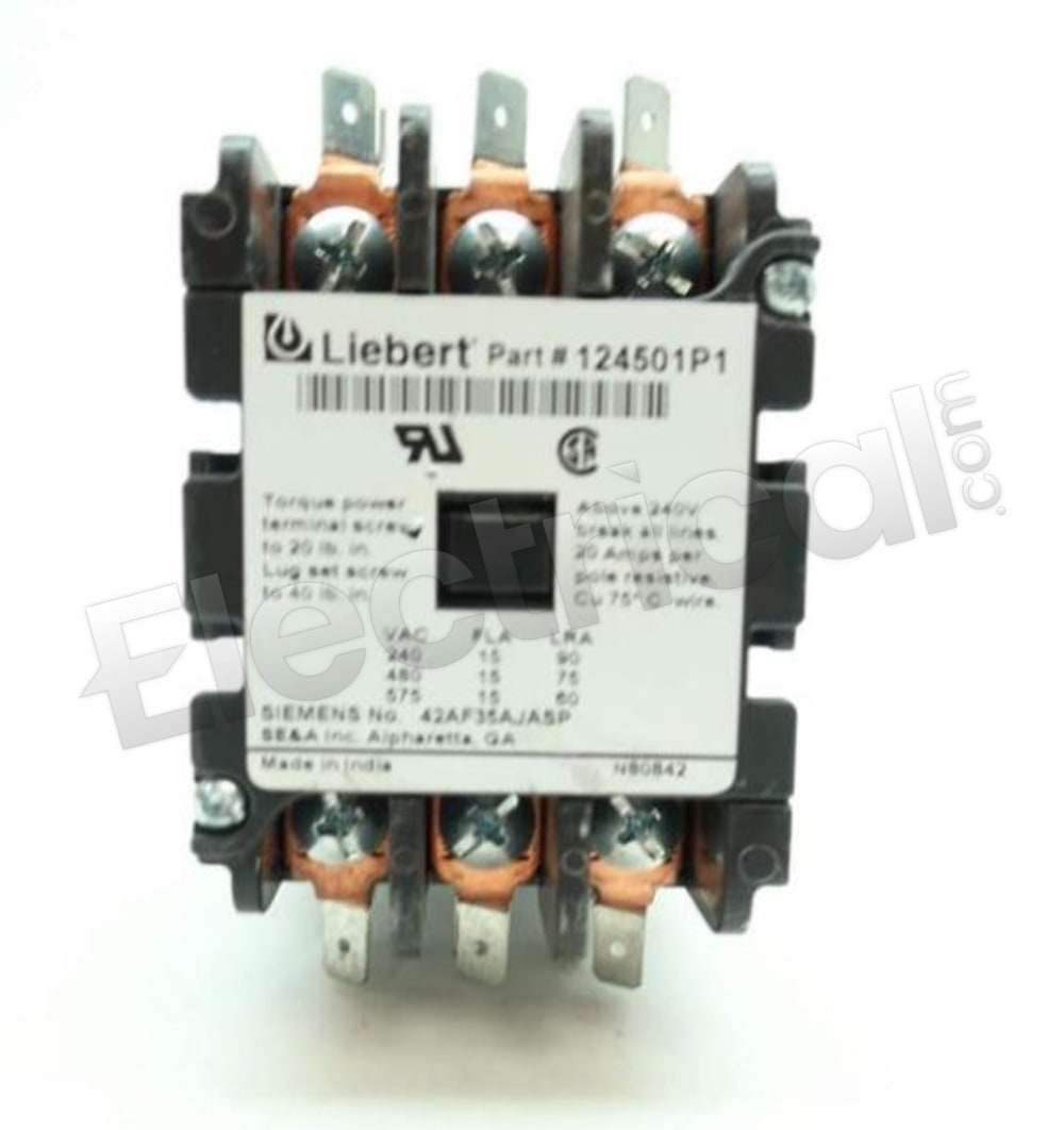 124501P1 Emerson A Contactor