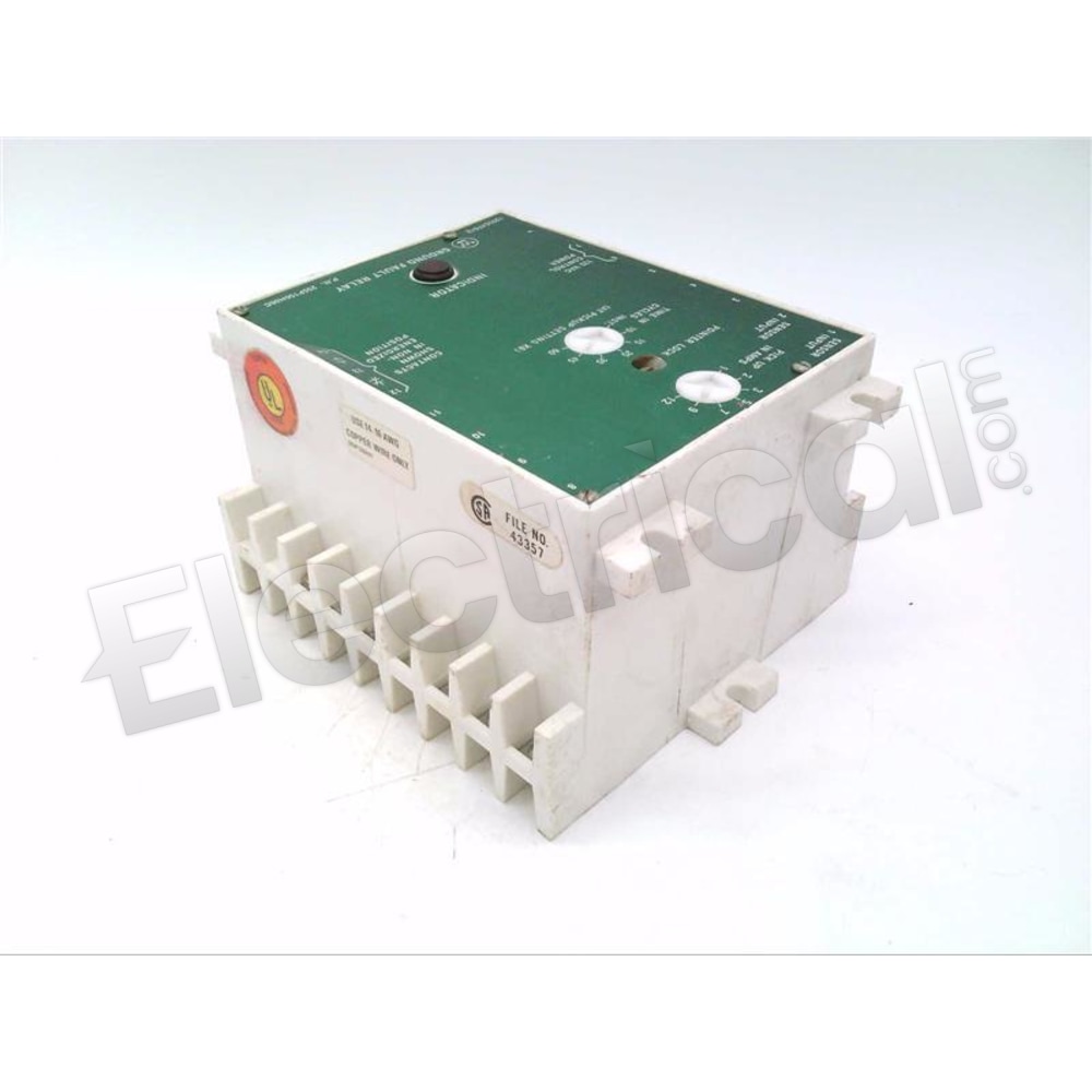 Westinghouse 1293C47G12 Ground Fault Relay Relay