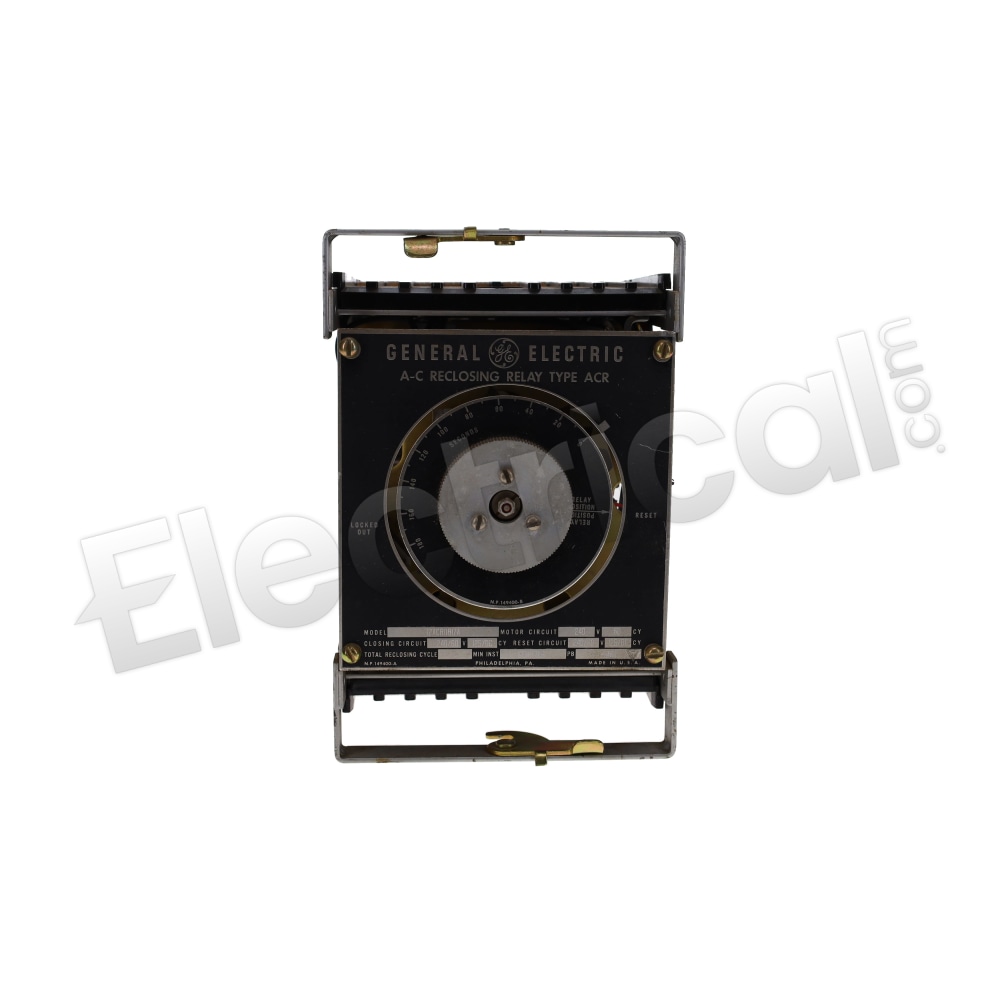 12ACR11B17A General Electric Reclosing Relay