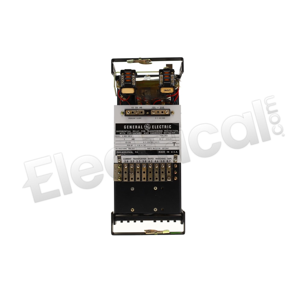General Electric 12BDD15B11A Transformer Protection Relay