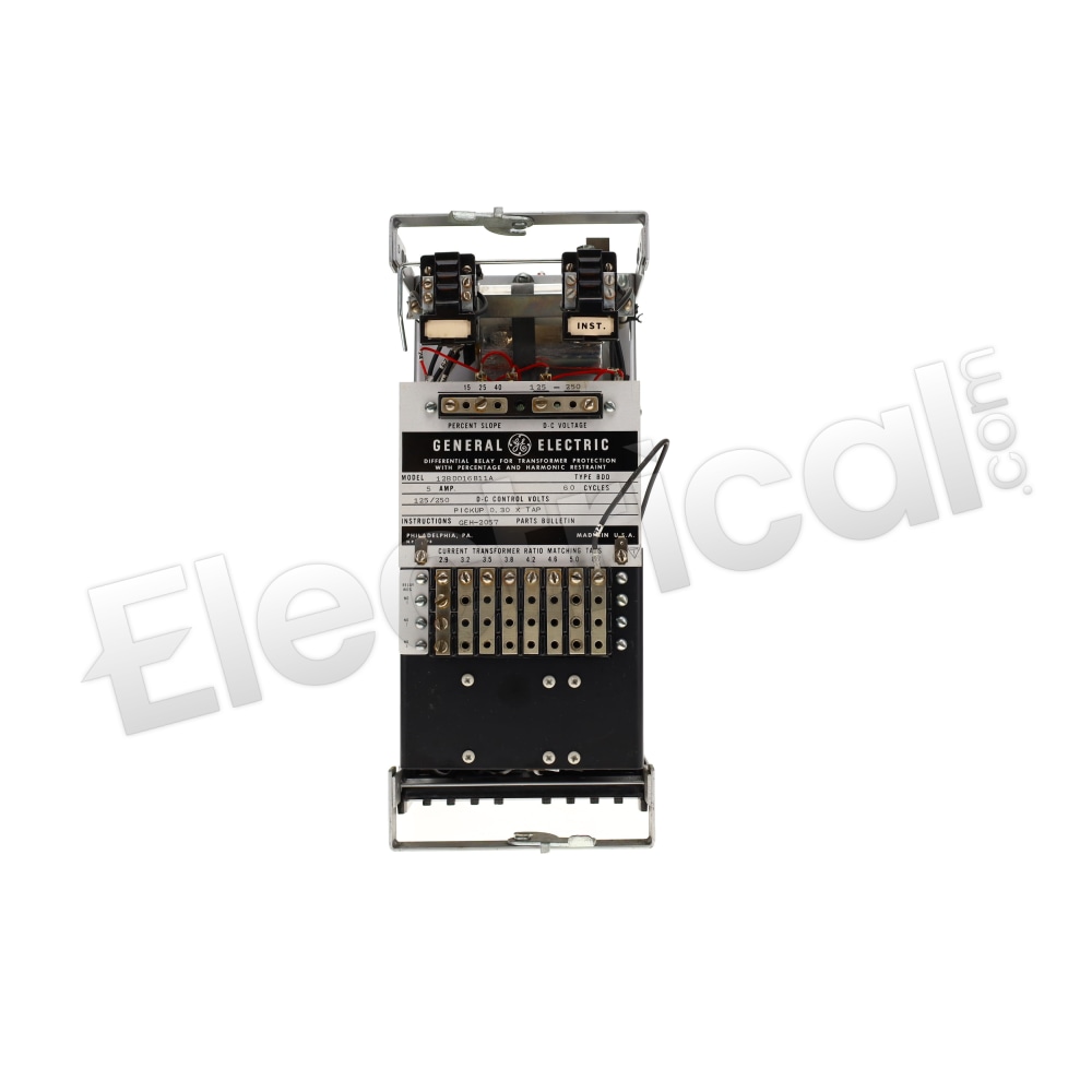 General Electric 12BDD16B11A Transformer Protection Relay