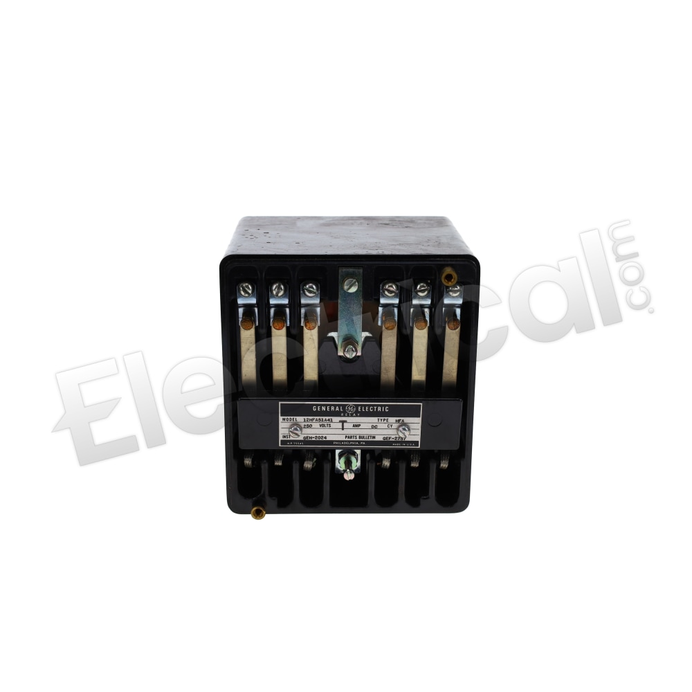 12HFA51A41 General Electric Relay Auxiliary Relay