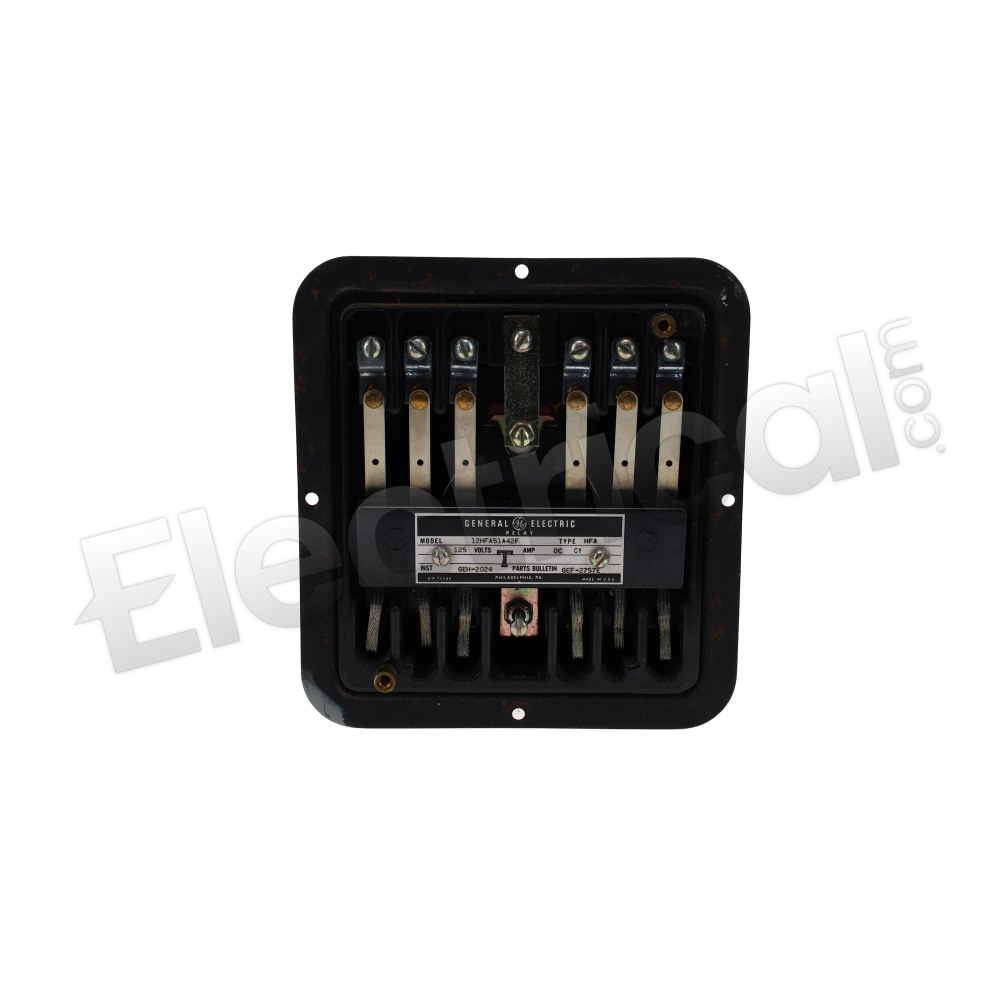 12HFA51A42F General Electric Relay Auxiliary Relay