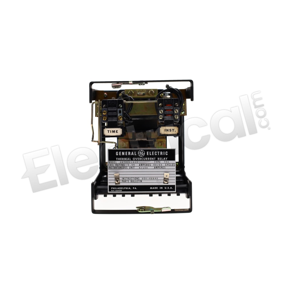 General Electric 12TMC21B6A Temperature Relay Relay