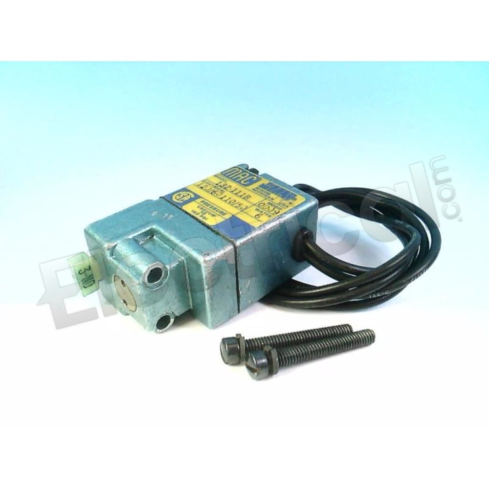 Mac Valves Inc 130-111B Solenoid Valve Valve