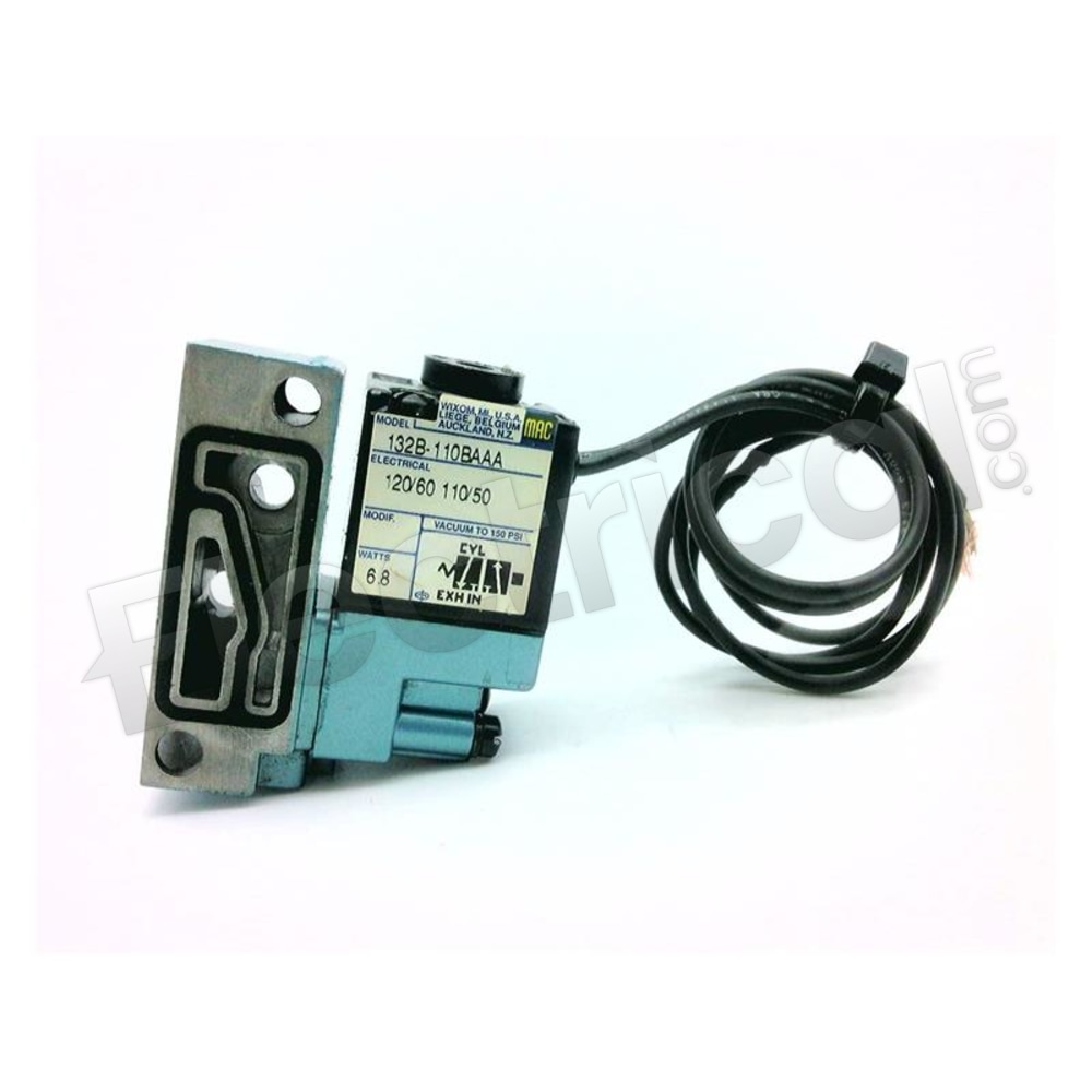 Mac Valves Inc 132B-110BAAA Solenoid Valve Valve