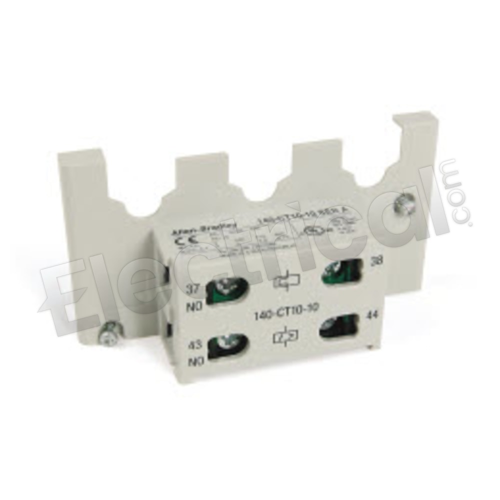140-CT10-10 Allen-Bradley Contactor And Motor Starter Auxiliary Motor ...