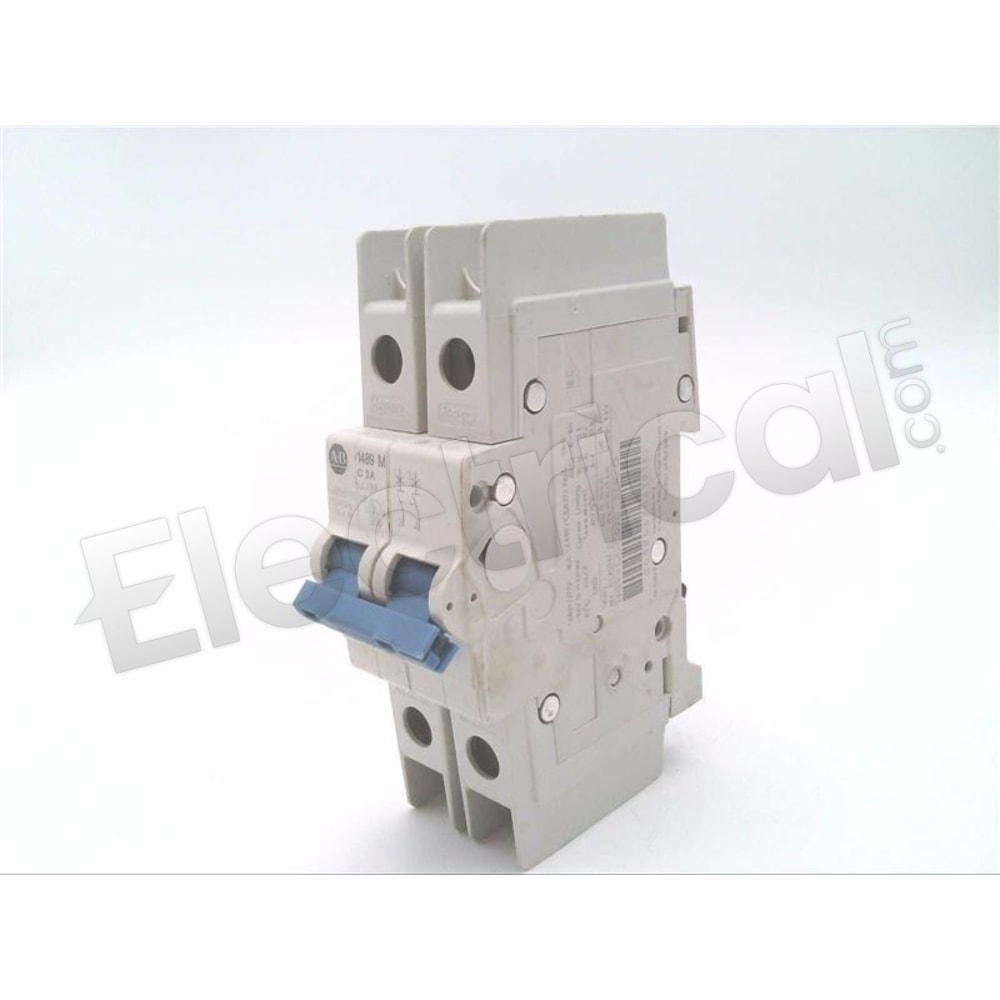 1489-M2C020 Allen-Bradley 2A 2P Bulletin 1489 Molded Case Circuit Breaker