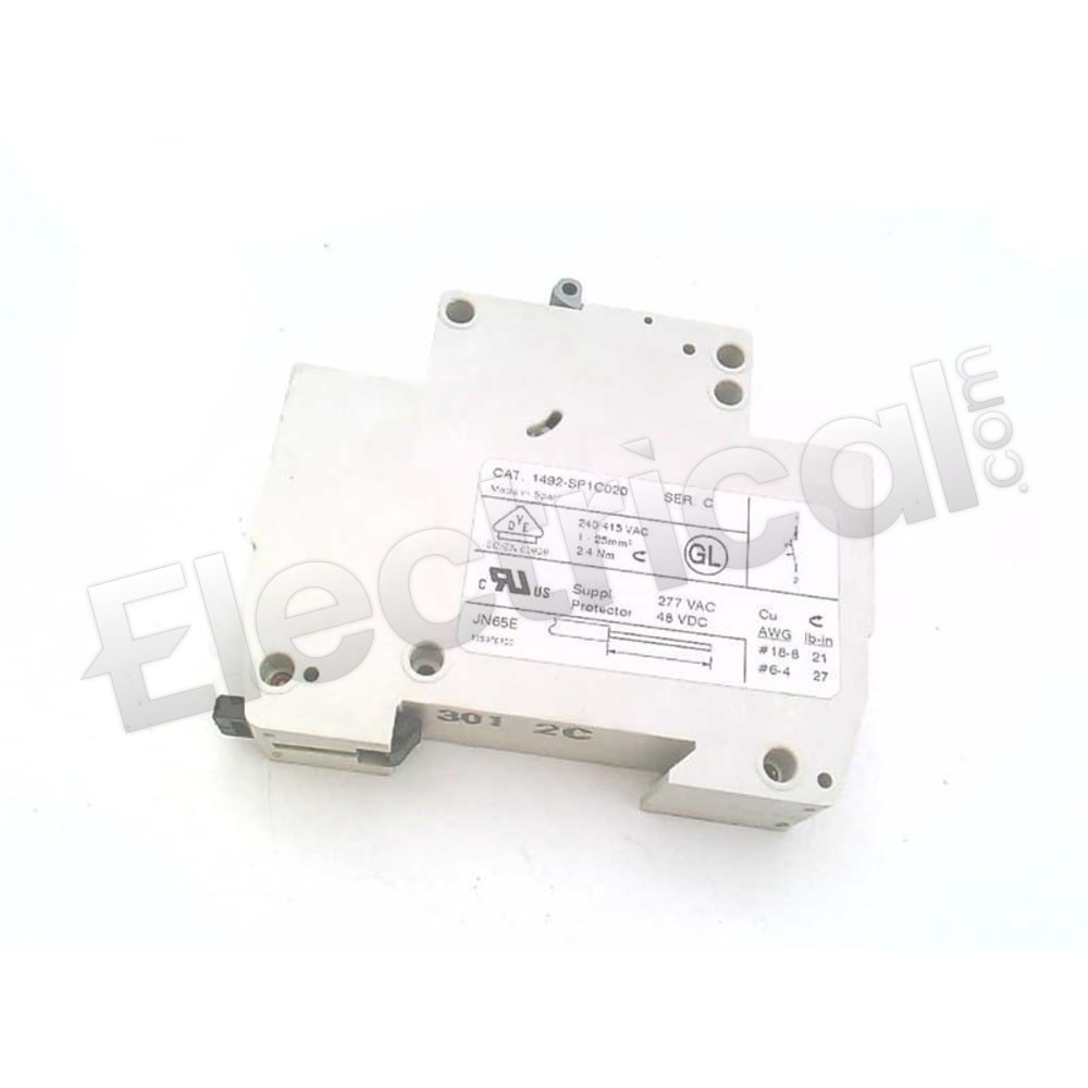 1492-SP1C020 Allen-Bradley 2A 1P Bulletin 1492 Molded Case Circuit Breaker