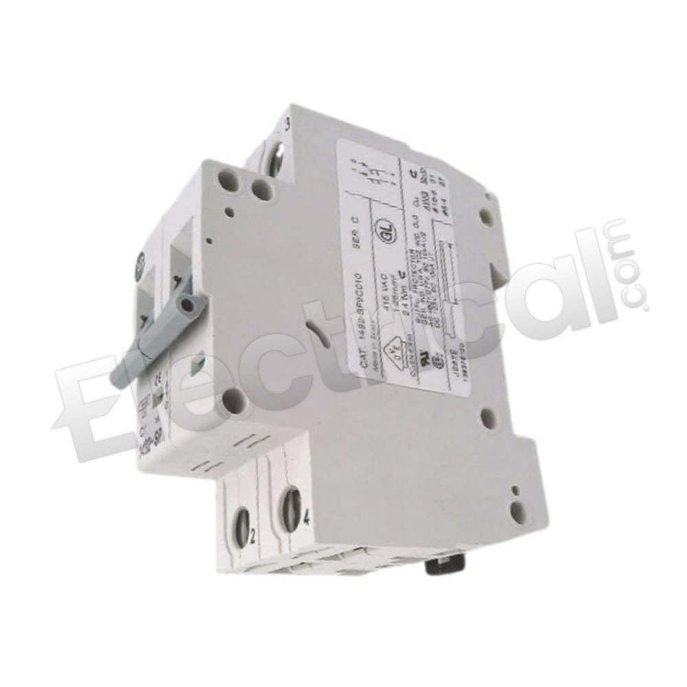 1492-SP2C010 Allen-Bradley 1A 2P Bulletin 1492 Molded Case Circuit Breaker