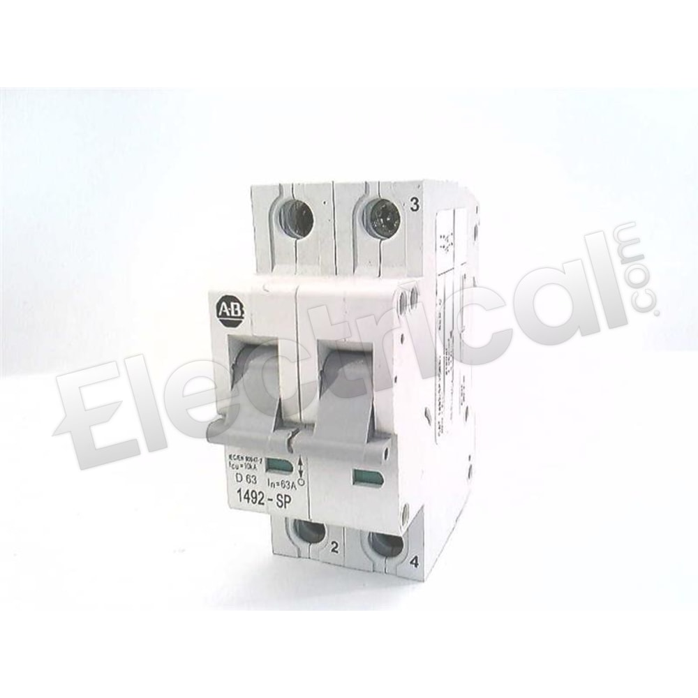 1492-SP2D630 Allen-Bradley 63A 2P Bulletin 1492 Molded Case Circuit Breaker