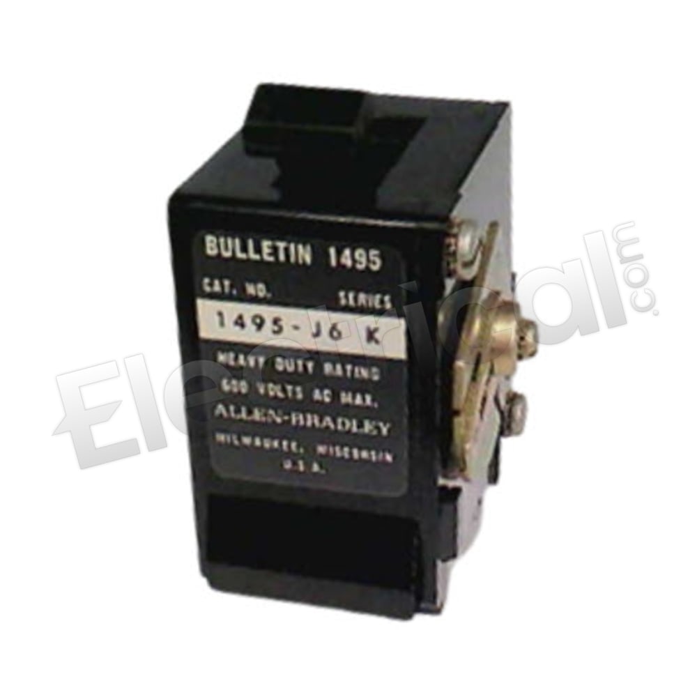 Allen-Bradley 1495-J6 Contactor And Motor Starter Auxiliary Motor Control