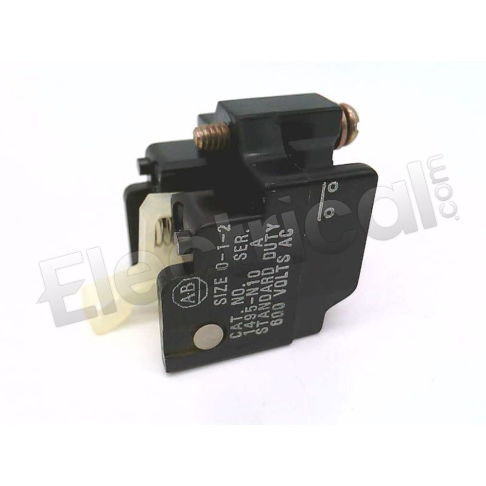Allen-Bradley 1495-N10 Contactor And Motor Starter Auxiliary Motor Control