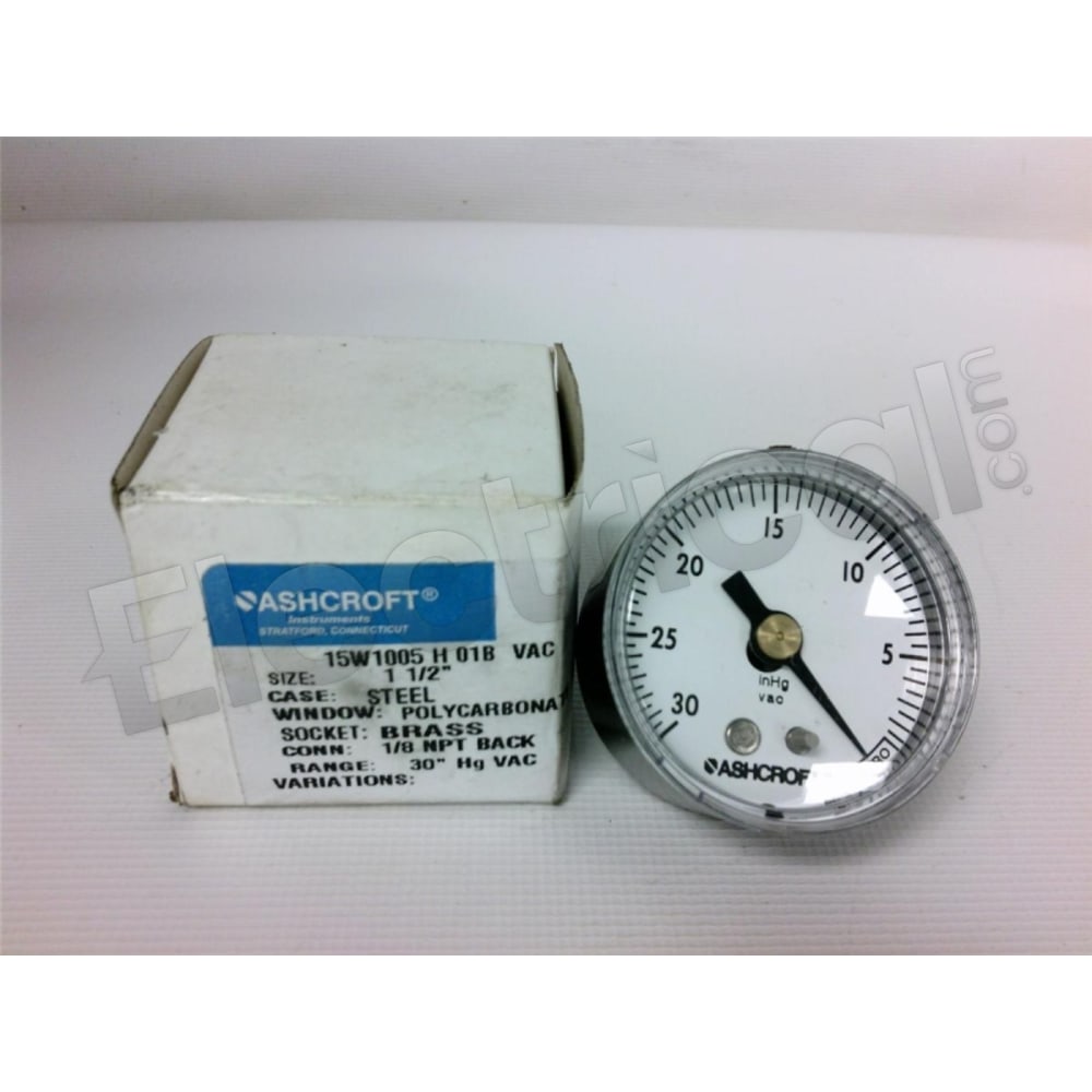 15W1005H01BVAC Ashcroft Pressure Gauge Automation