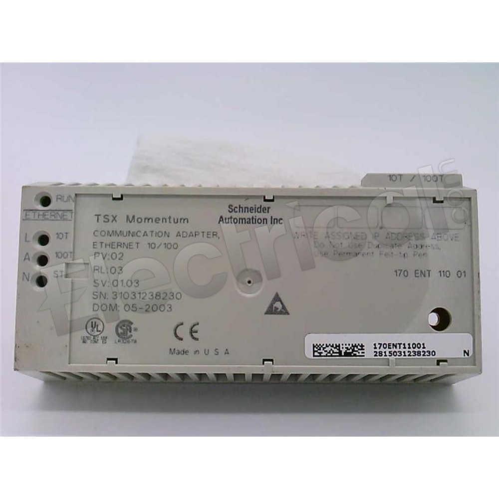 Schneider Electric 170ENT11001 Drive Cable and Accessory Drives