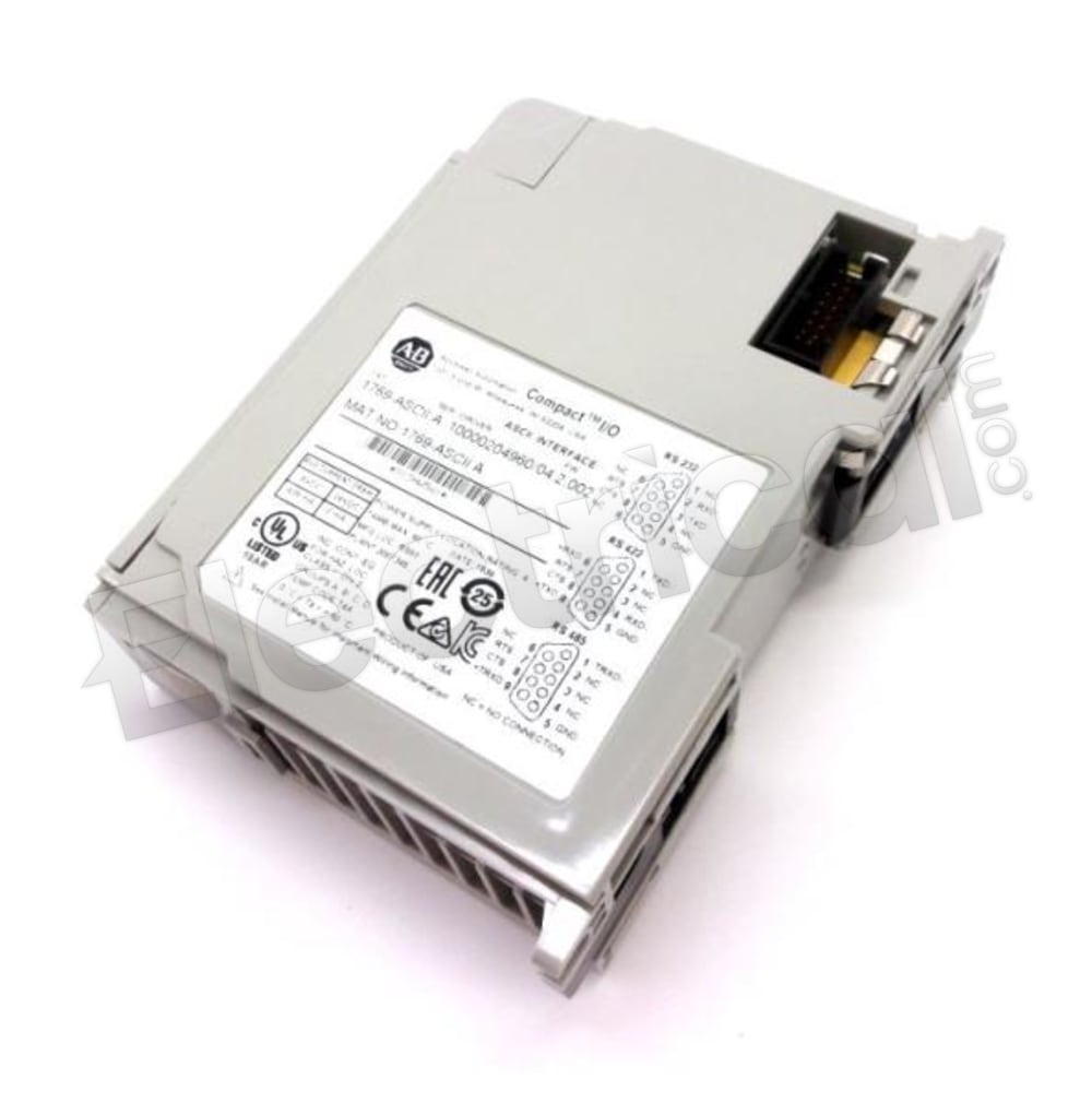 Allen-Bradley 1769-ASCII PLC Module Automation
