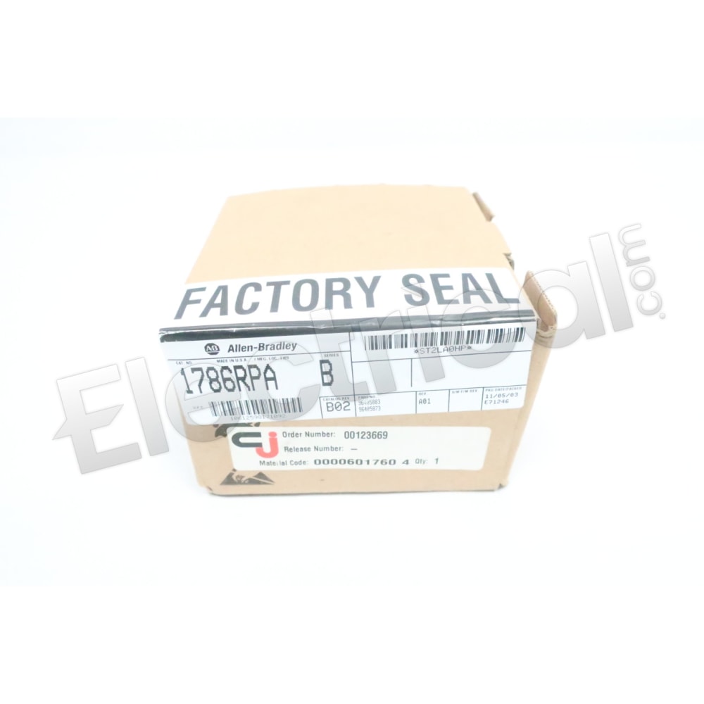 1786-RPA Allen-Bradley PLC Module Automation