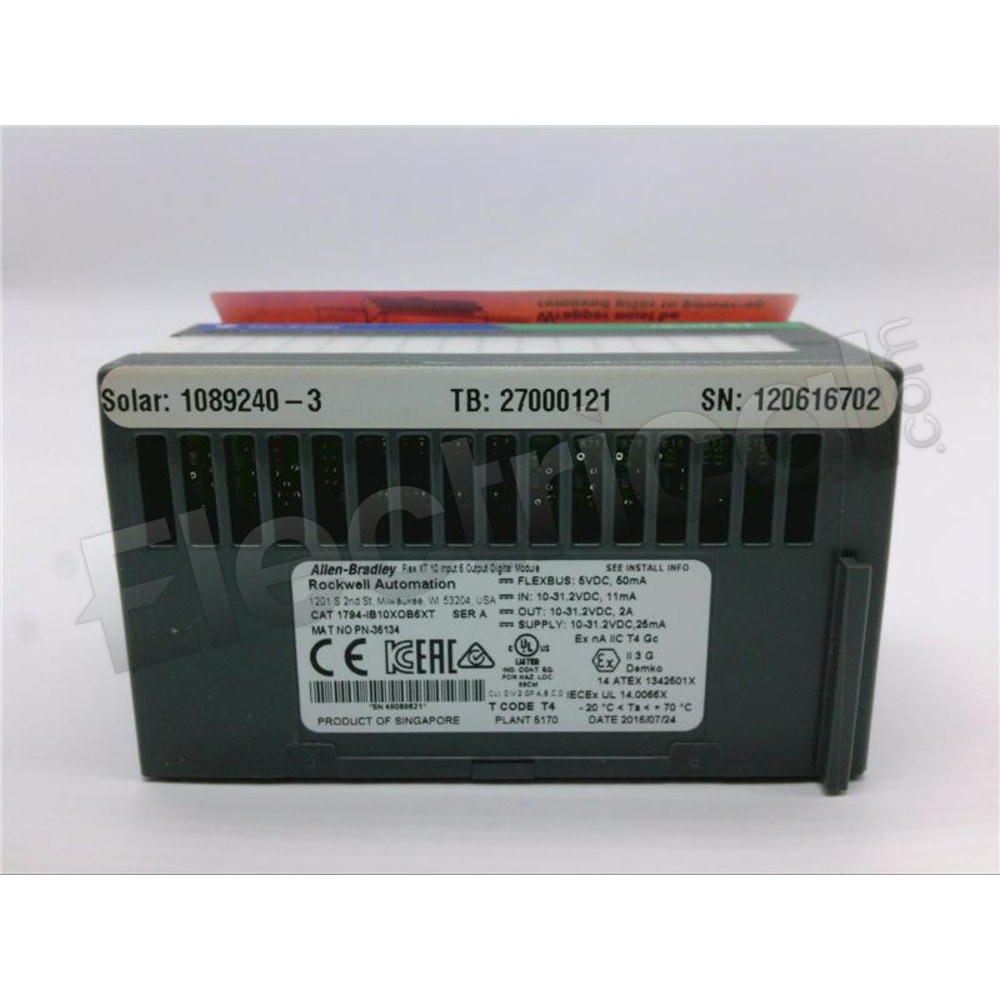 Allen-Bradley 1794-IB10XOB6XT PLC Module Automation