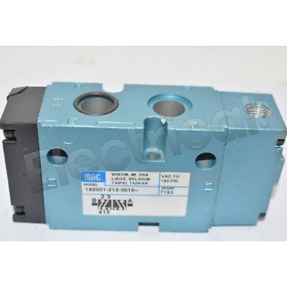 Mac Valves Inc 180001-212-0010 Pneumatic Valve Pneumatic