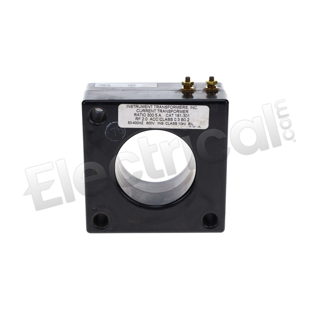 Instrument Transformers Inc 181-301 Current Transformer Transformer