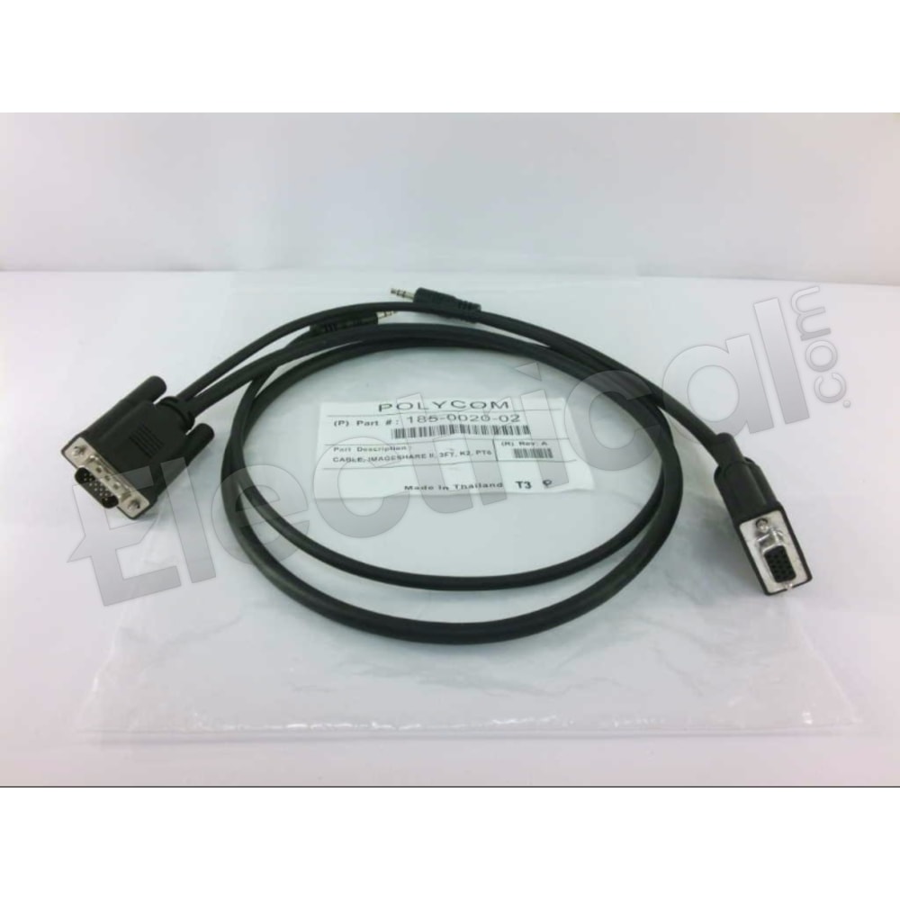 Polycom 185-0020-02 Cable for Computer Nework Etc Automation