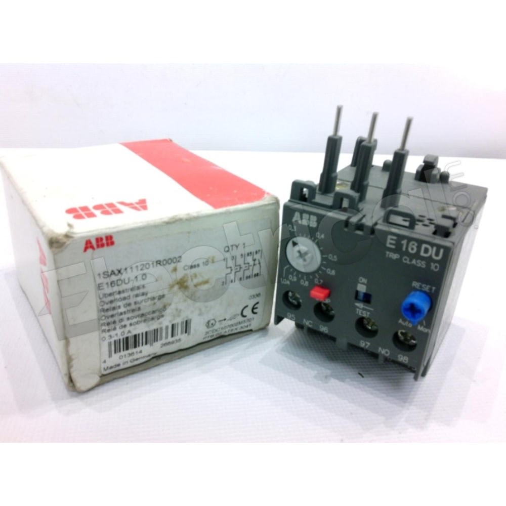 ABB 1SAX111201R0002 Overload Relay Motor Control