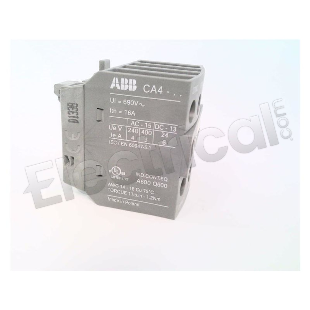 ABB 1SBN010140R1122 Contactor And Motor Starter Auxiliary Motor Control