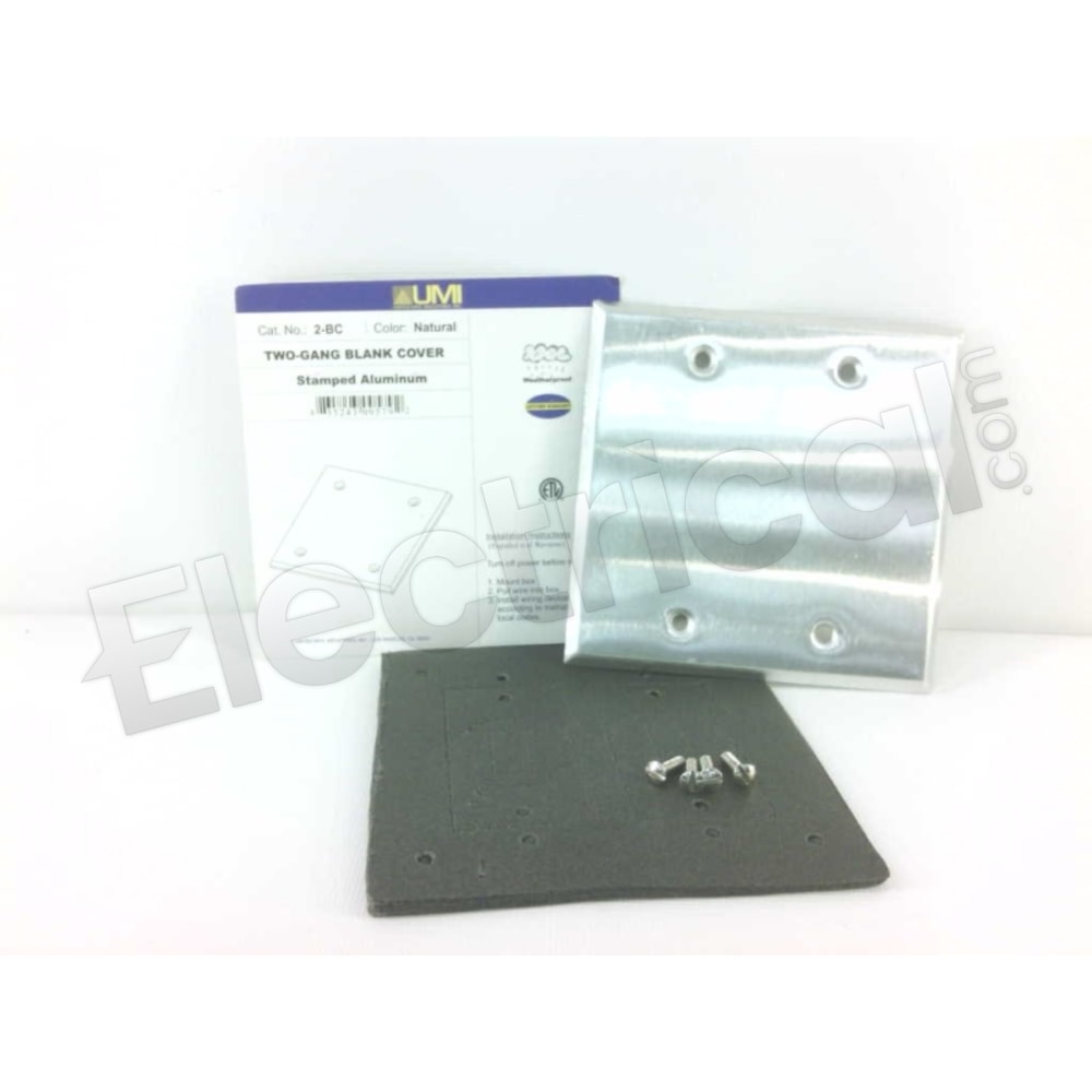 UMI 2-BC Wall Plate Electrical Product