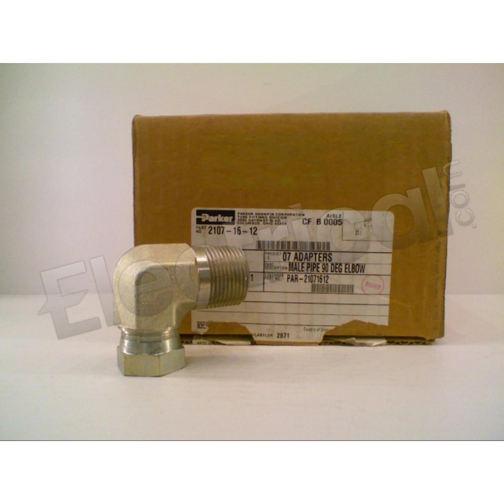 Parker 2107-16-12 Hydraulic Fitting Hydraulic