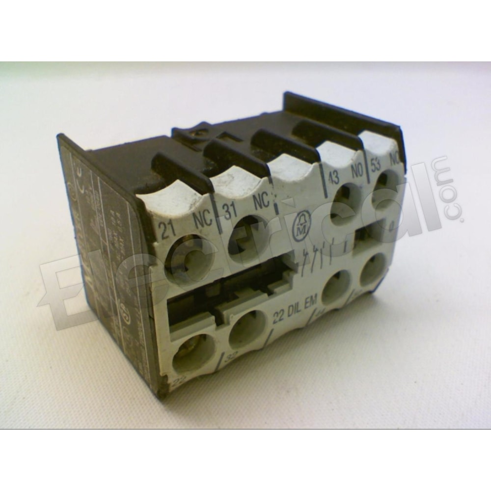 22-DIL-EM Eaton Contactor And Motor Starter Auxiliary Motor Control
